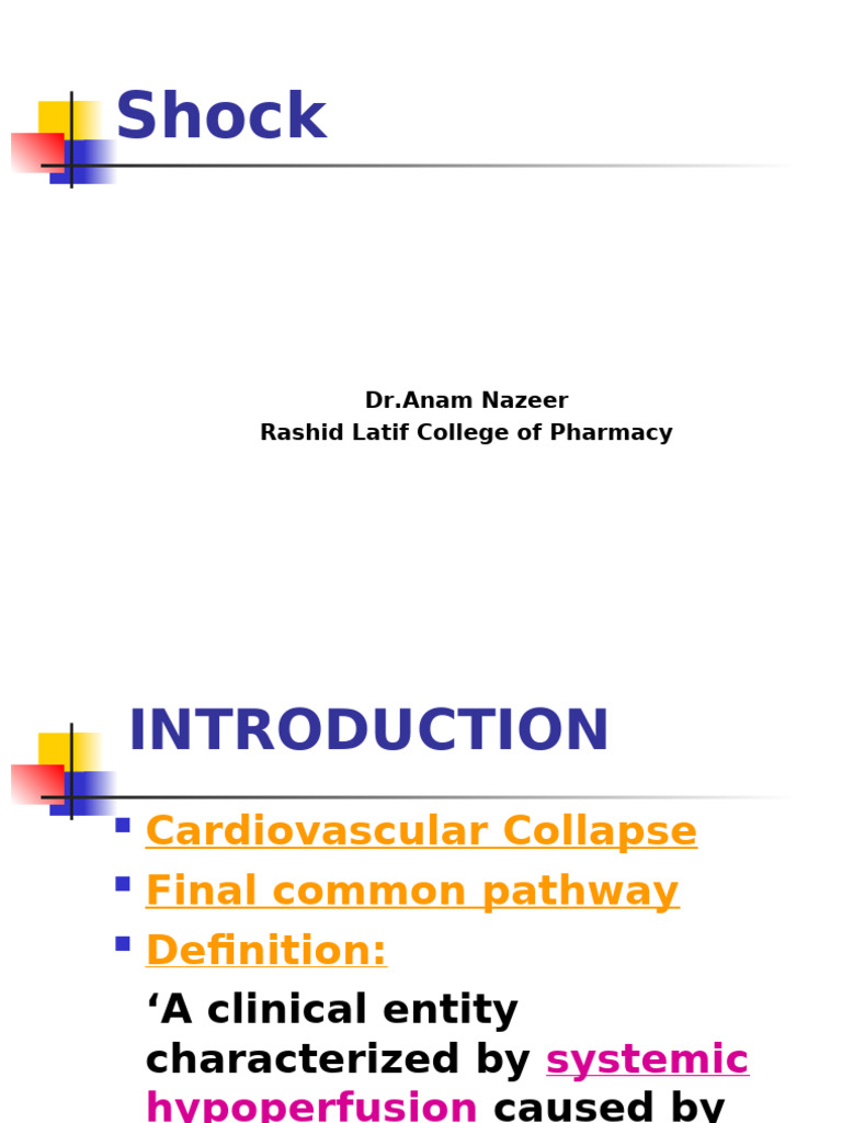 Shock | PDF | Shock (Circulatory) | Physiology
