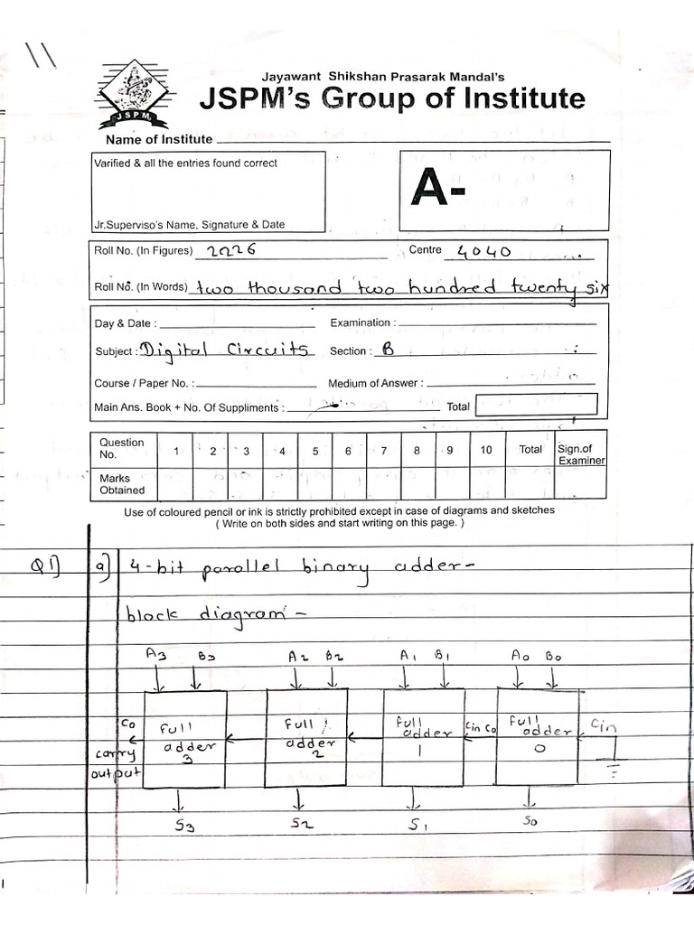 DC Endsem QP Solution | PDF