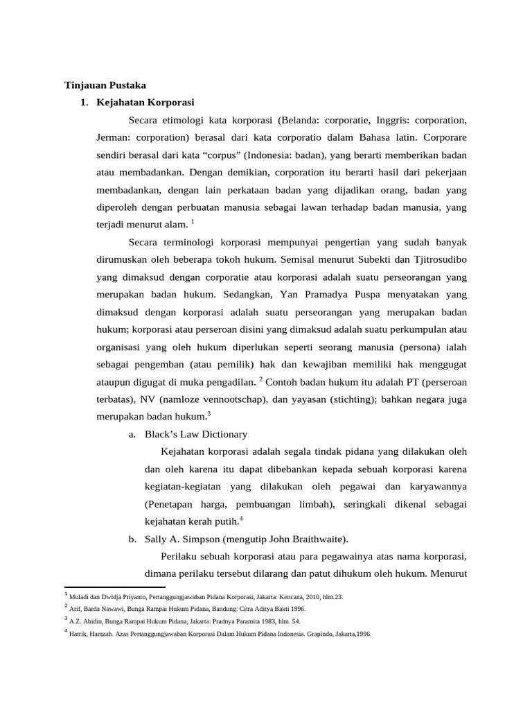 Tinjauan Pustaka (Pengertian) | PDF