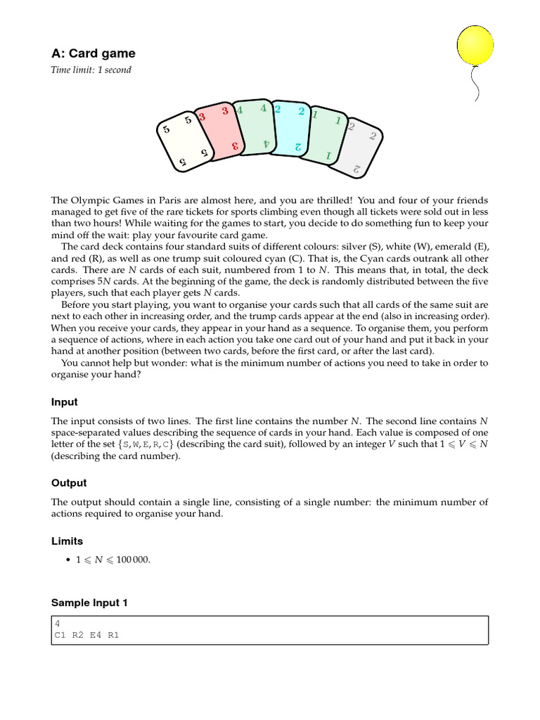 prob-Cards | PDF | Tabletop Games | Games Of Mental Skill