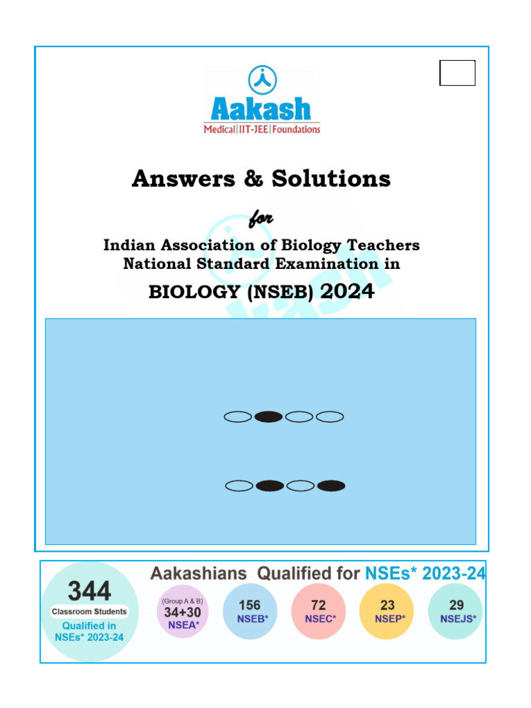 Biology Exam Solutions 2024 | PDF | Adenosine Triphosphate | Mitochondrion