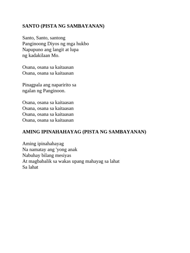 April 19 Lyrics 2 | PDF