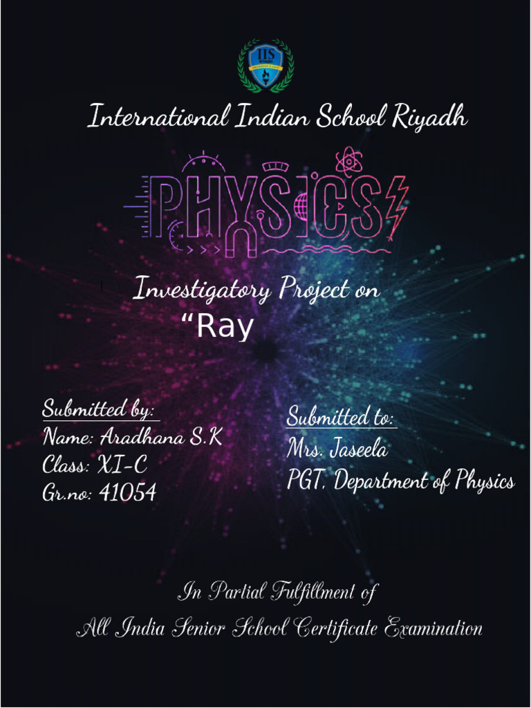 Physics Project. | PDF | Mirror | Optics