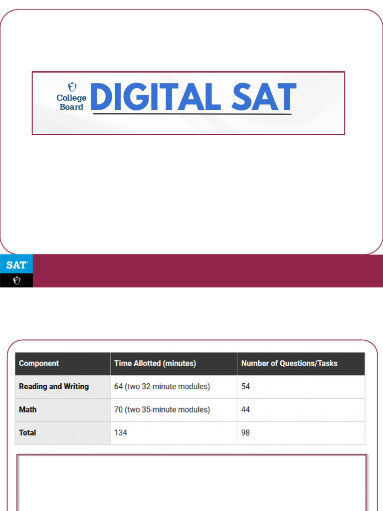 Digital SAT Reading and Writing | PDF | Sat