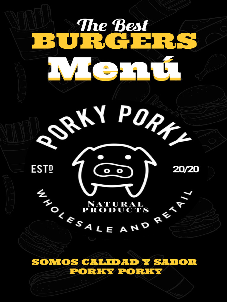 Menu Digital Porky 2023 | PDF