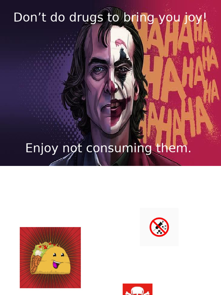 Say No to Drugs and Alcohol | PDF