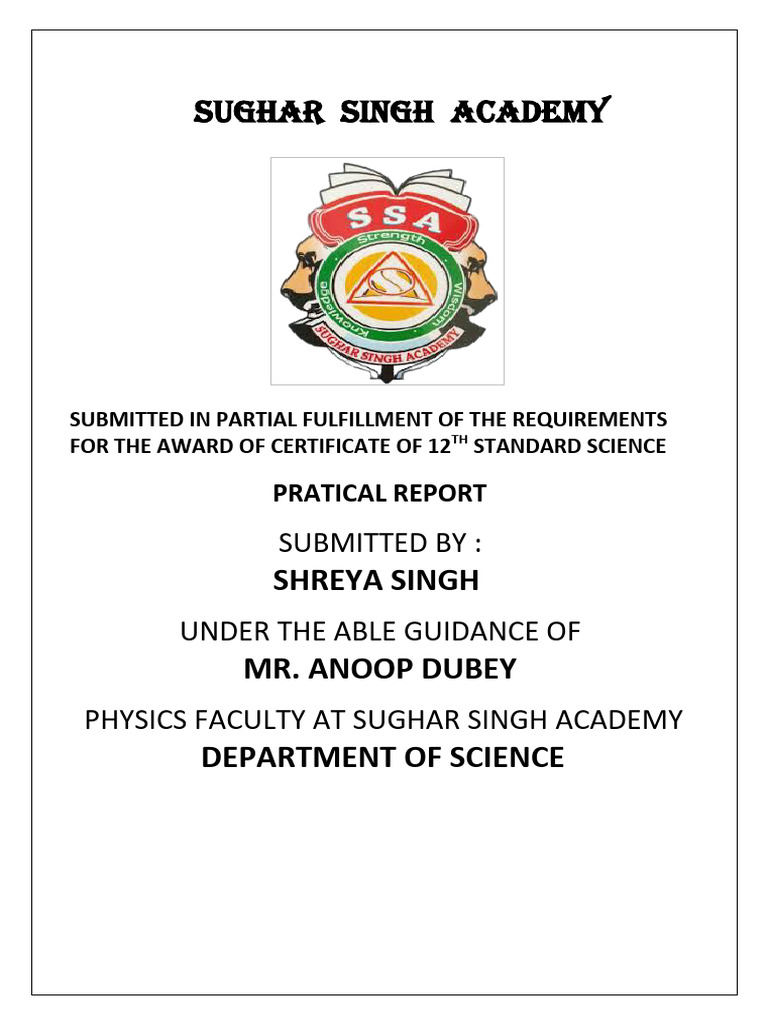 Physics Lab Manual | PDF