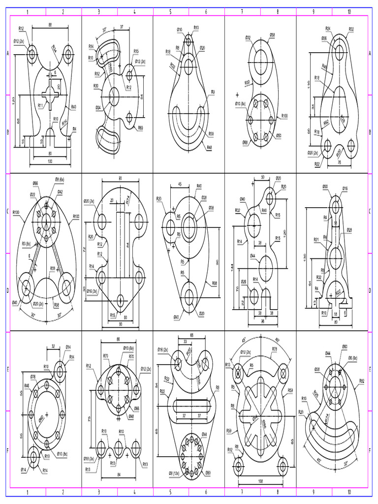 NX_2D Sketch Model (2) | PDF