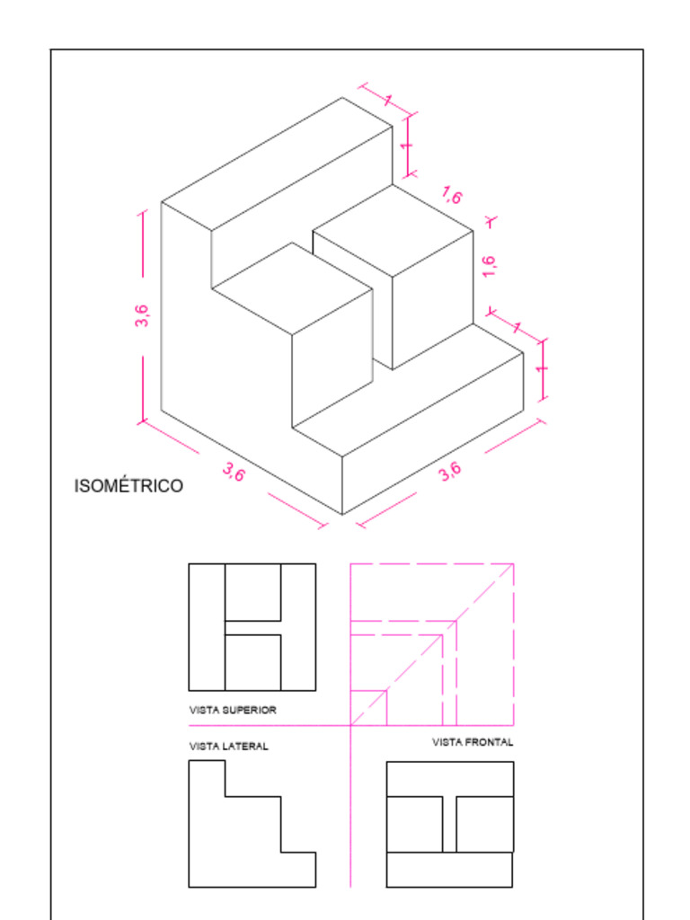 Dibujo Isométrico en Ingeniería Civil | PDF