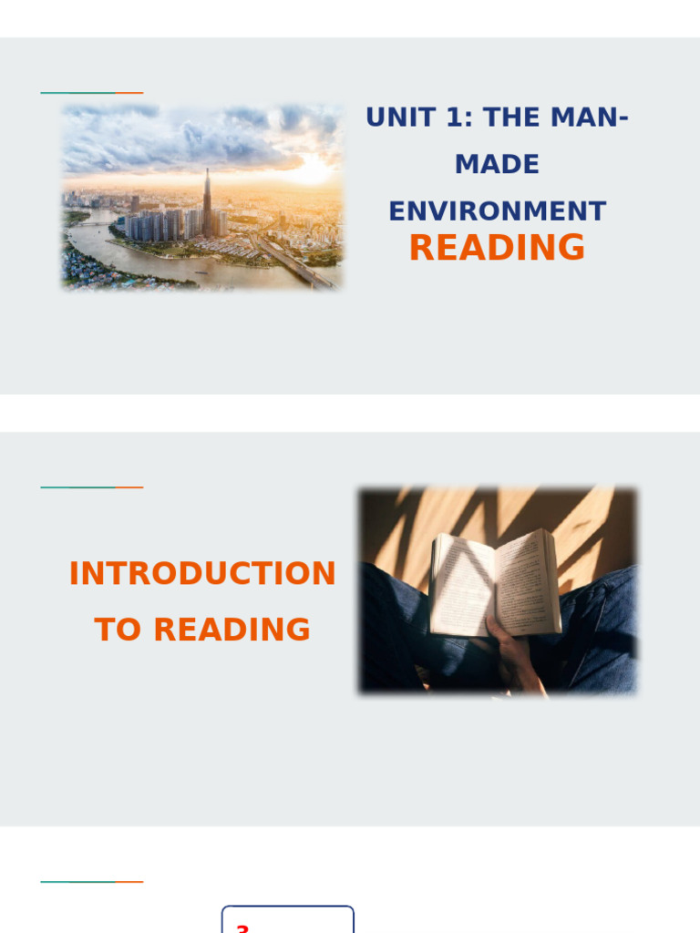 1 - The Man-Made Environment | PDF | Multiple Choice | Ho Chi Minh City