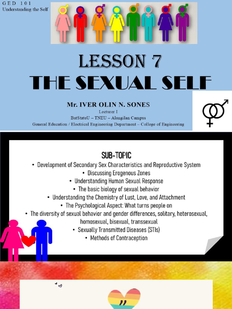 Lesson 7 The Sexual Self | PDF