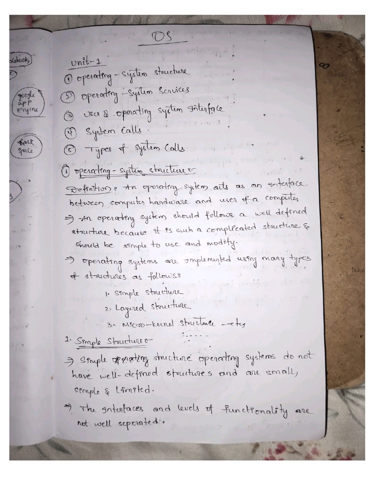 OS unit-1 | PDF