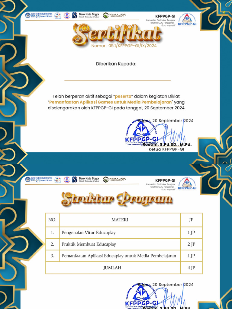 HERMANSYAH, S.Pd-certificate | PDF