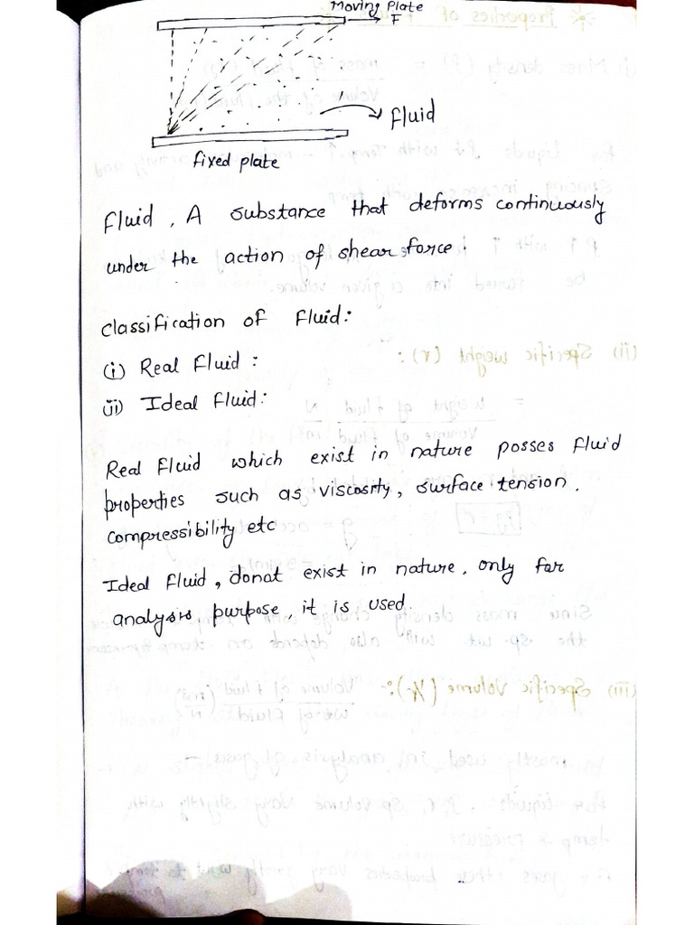 Fluid Mechanics Notes | PDF
