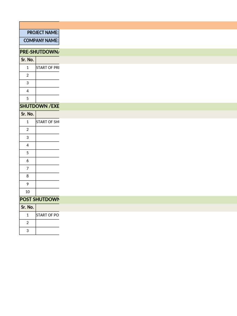 Primavera p6 Plan Format | PDF