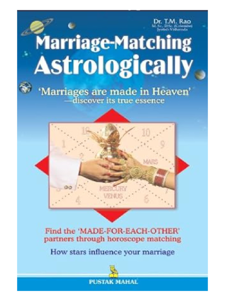 Marriage-Matching Astrologically | PDF | Planets In Astrology | Hindu Astrology