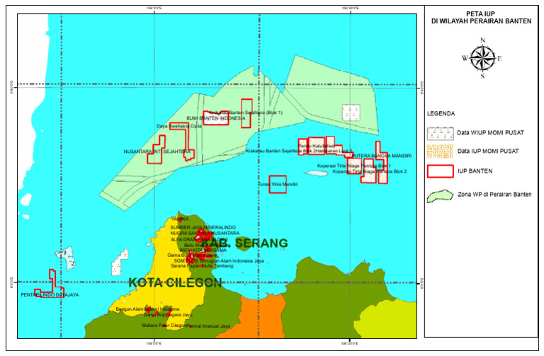 Peta Sebaran Iup Wil Perairan Banten2 | PDF