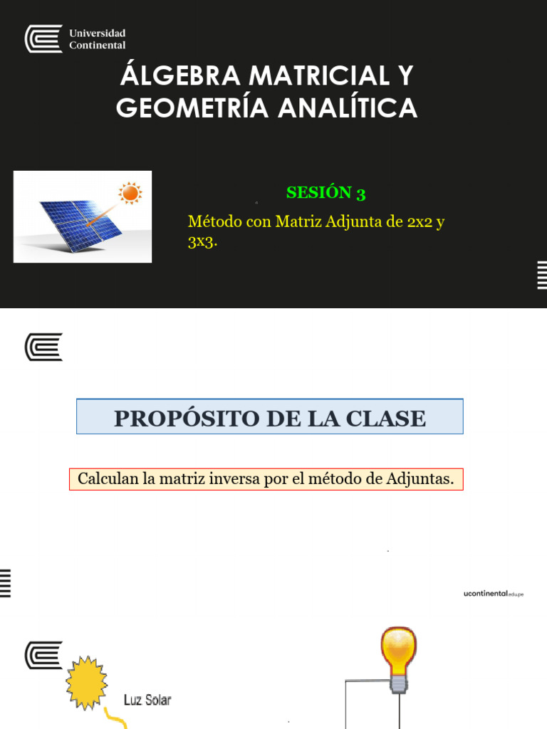 Matriz Adjunta. | PDF