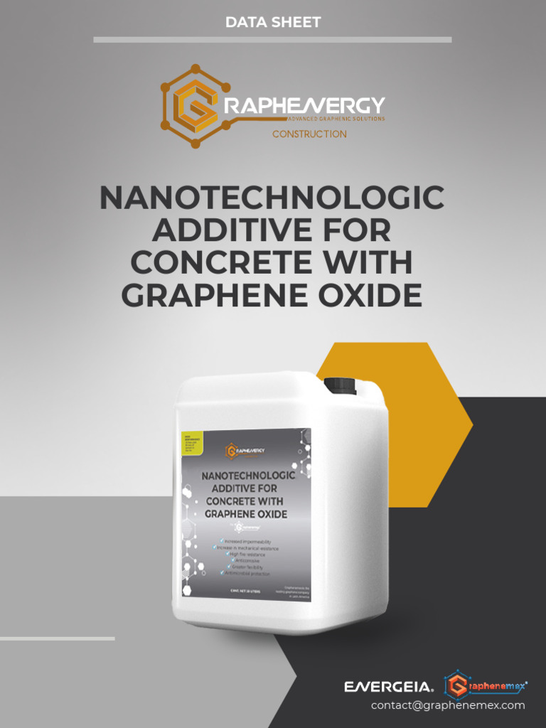 Concrete Additive Graphenemex Technical Datasheet | PDF | Concrete ...
