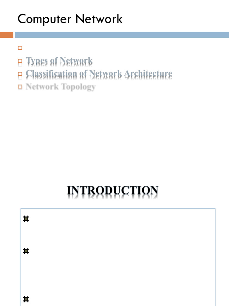 Computer Netwrok(Type&Topology) | PDF | Network Topology | Computer Network