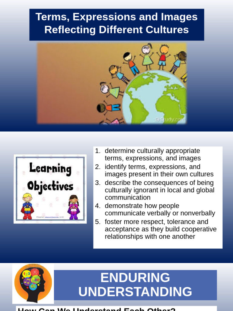 3 Term Expressions and Images Reflecting Different Cultures | PDF ...