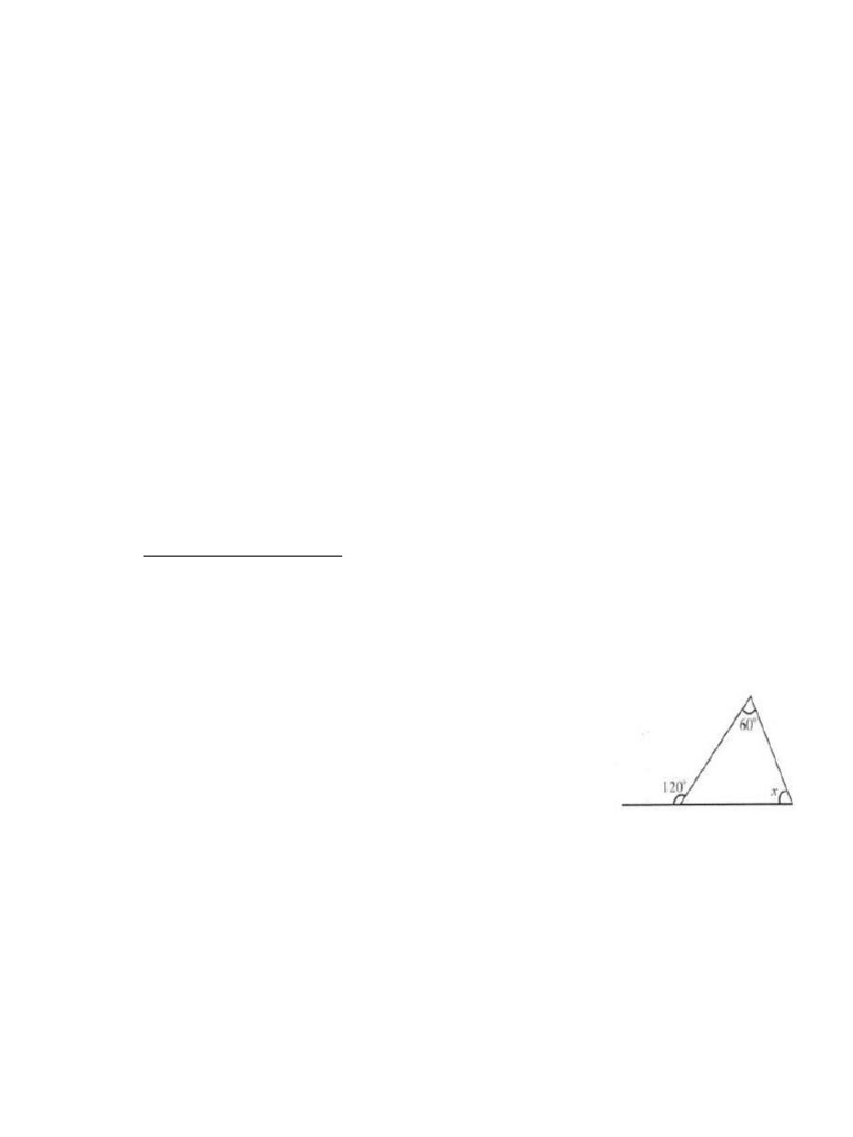 Triangle and Its Properties Worksheet PDF | PDF | Triangle | Euclid