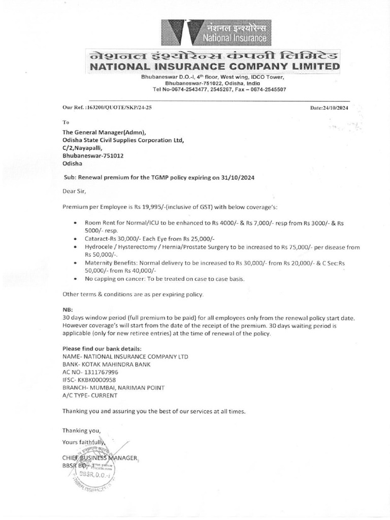 GHIP Premium 2024-25 | PDF