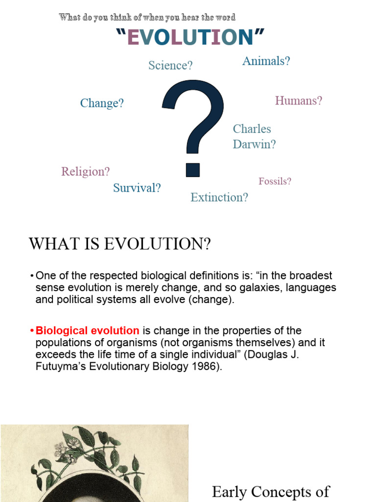 Evolution 1 | PDF | Evolution | Biological Evolution
