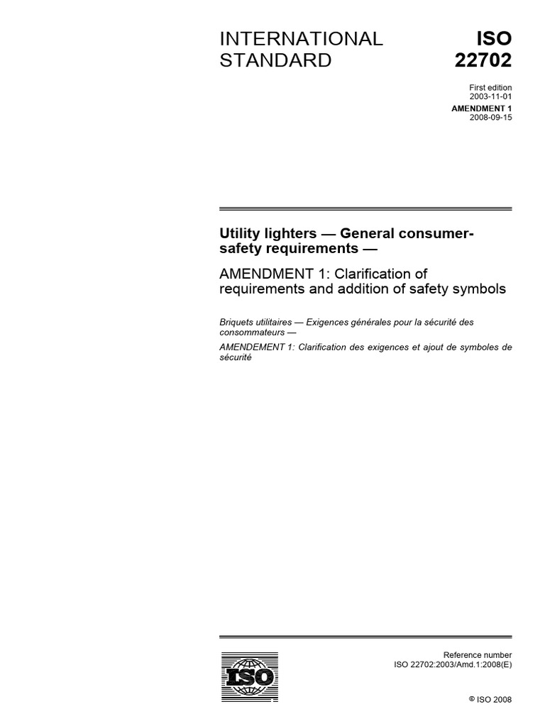 ISO 22702 AMD 1-2008 | PDF | International Organization For Standardization