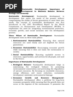 Green Skills Class 9 Notes | PDF | Environmental Degradation | Pollution