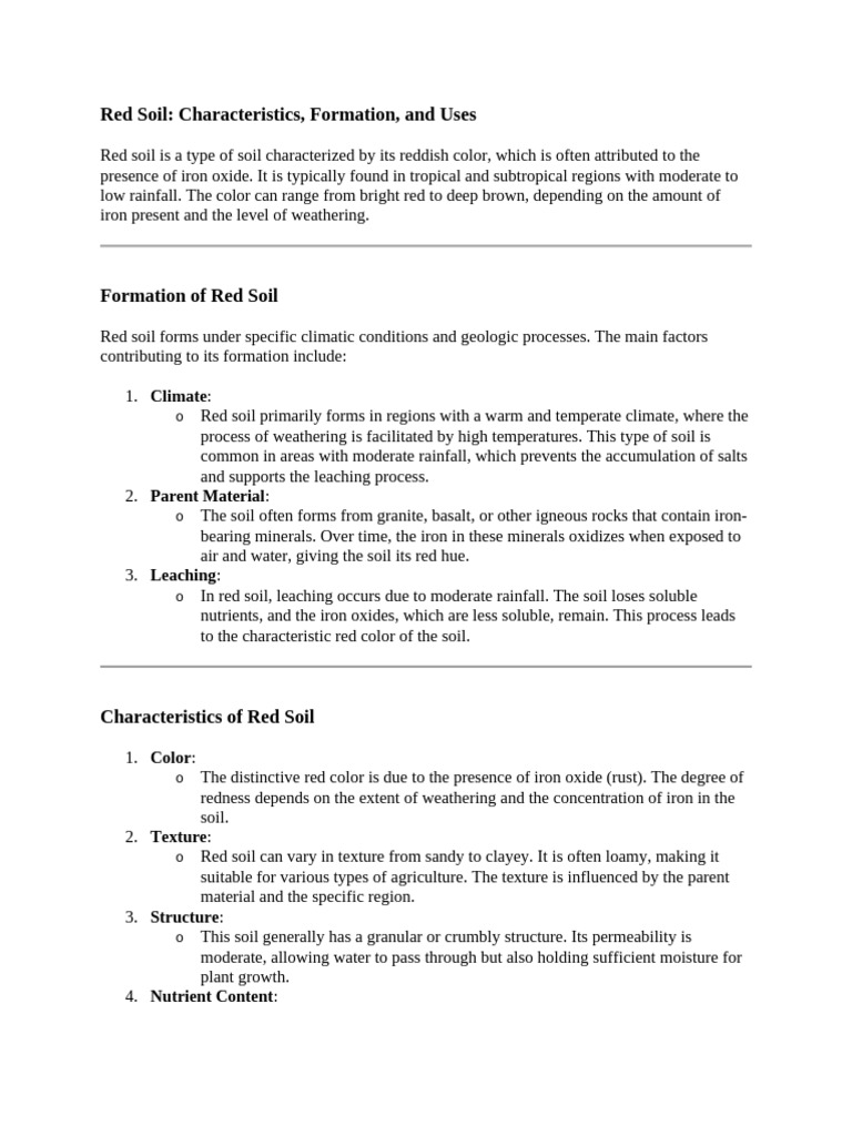 Red Soil PDF Soil Soil Fertility