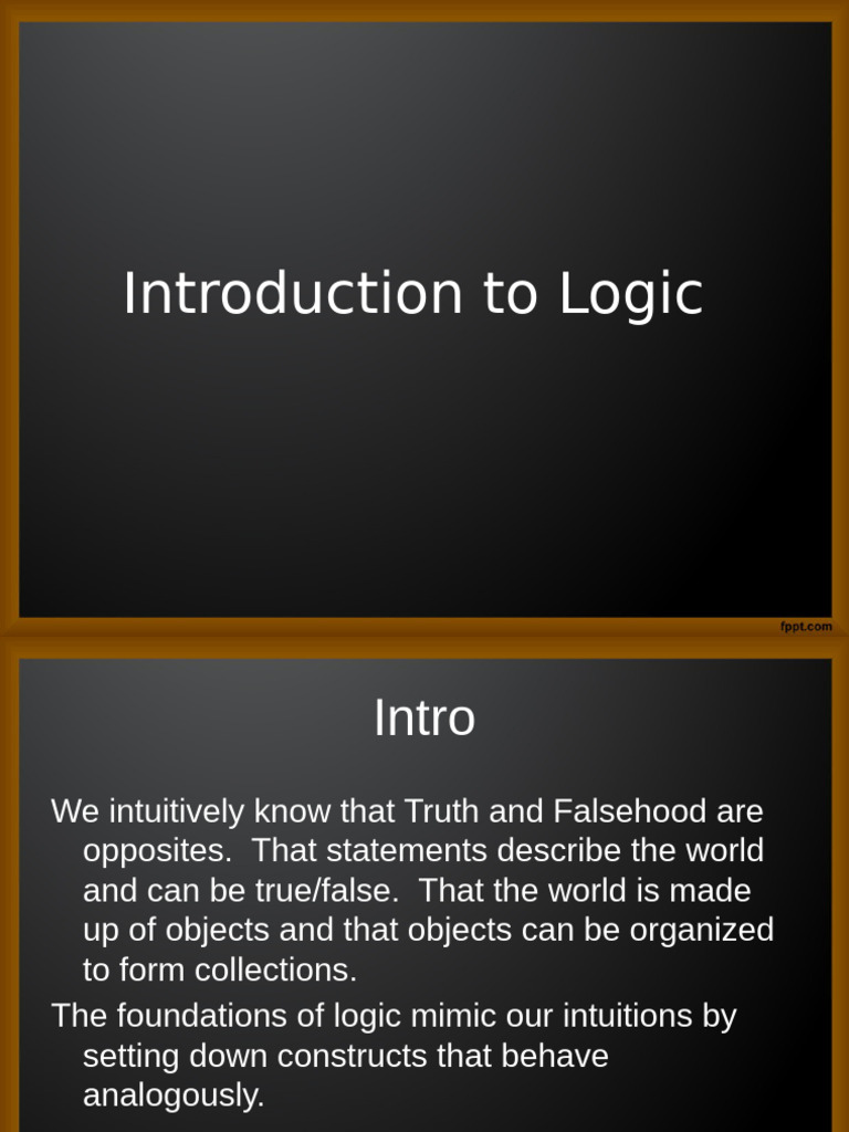 1 - Introduction To Logic | PDF | Argument | Deductive Reasoning