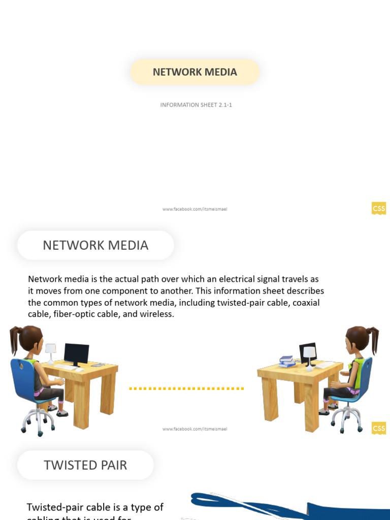 2.1 1 Network Media 1 | PDF | Optical Fiber | Transmission Medium