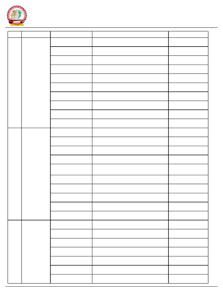U.G. Sem.-3 (NEP-2020) (Nov-2024) Theory Exam Time Table | PDF | Knowledge