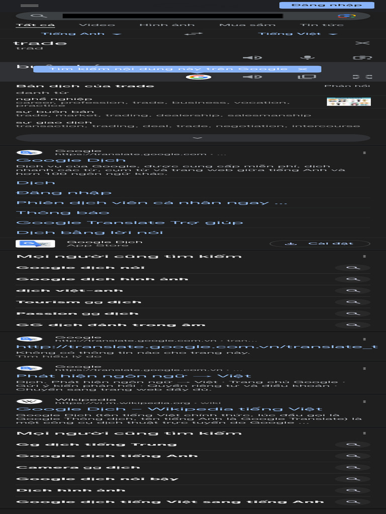 GG Dich - Tìm Trên Google | PDF