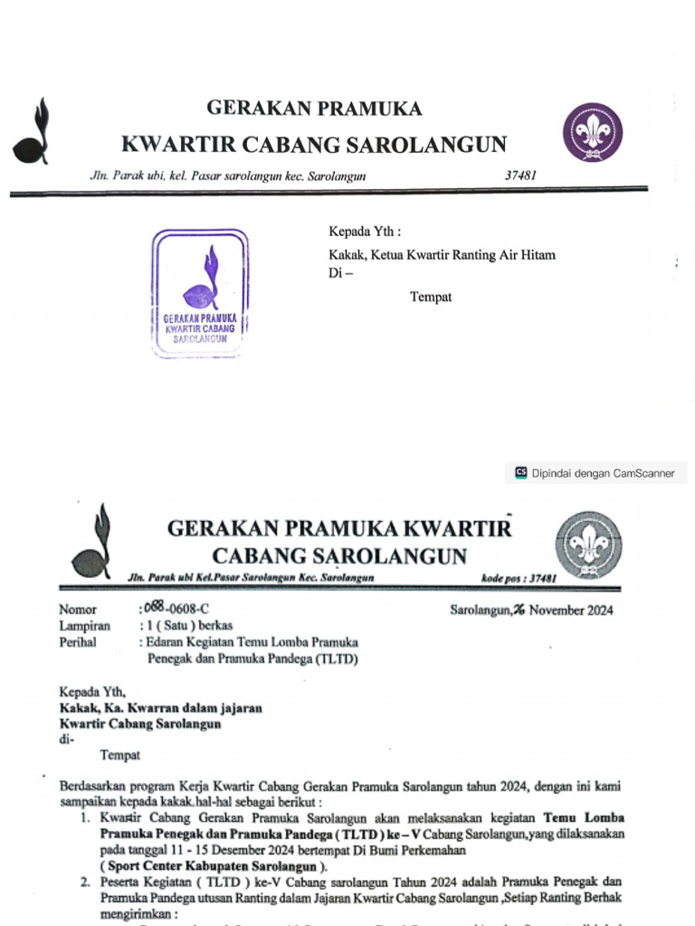 Edaran Kwarran Air Hitam | PDF