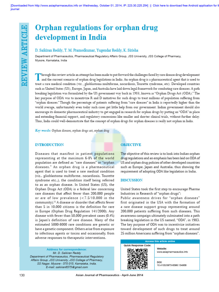 Orphan Drugs. | PDF | Pharmaceutical Industry | Drugs