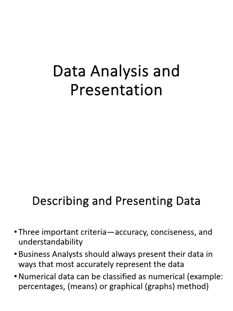 Describing and Presenting Data | PDF | Statistics | Descriptive Statistics