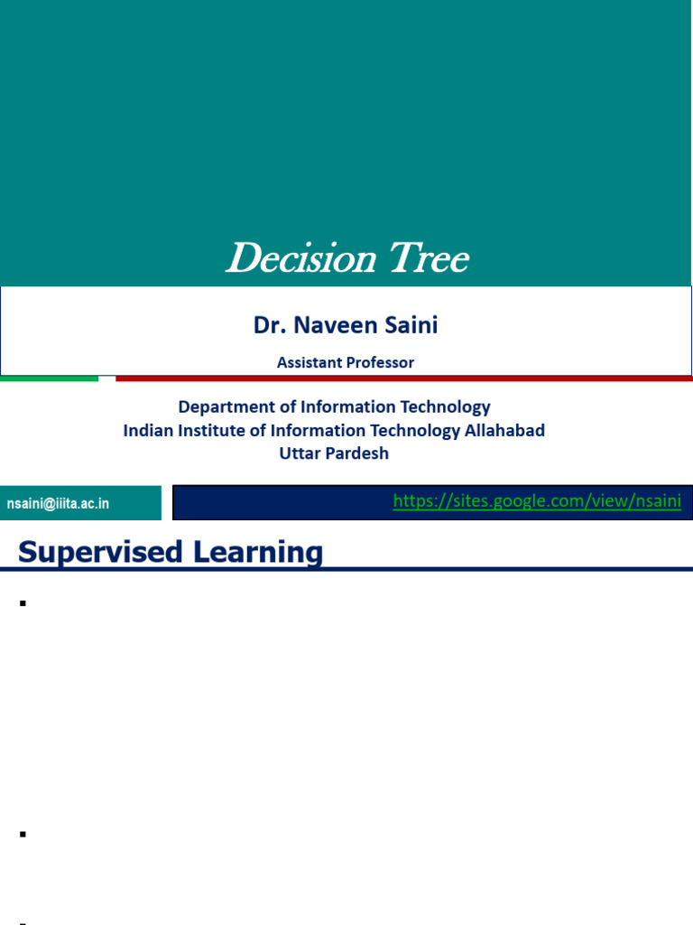 Decision Tree | PDF | Applied Mathematics | Machine Learning Decision Tree | PDF | Applied Mathematics | Machine Learning