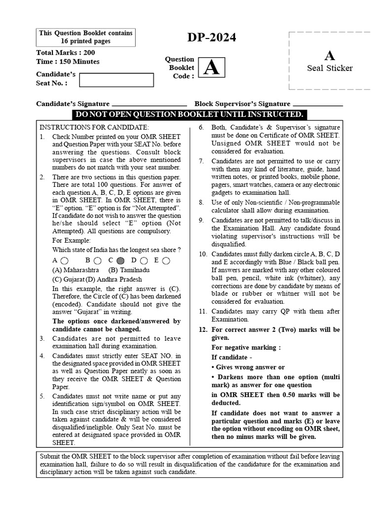 Pharmacy Ddcet 2024 Question Paper1728545263 | PDF | Communication ...