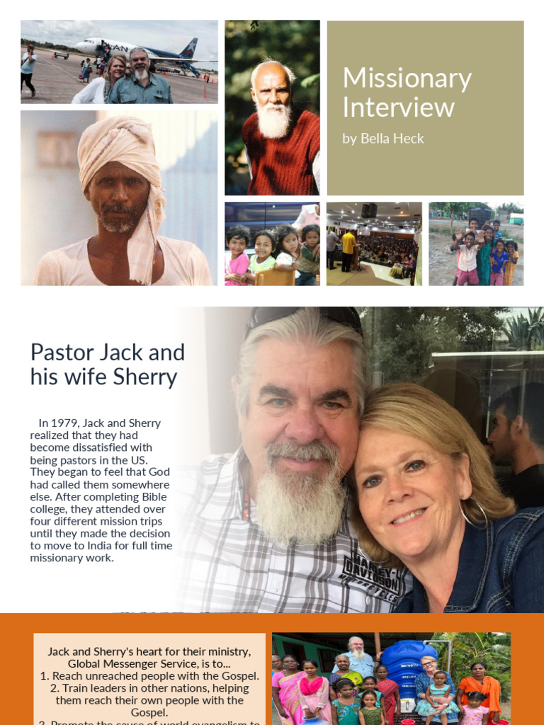 Interview PowerPoint | PDF | Christian Mission | Missionary