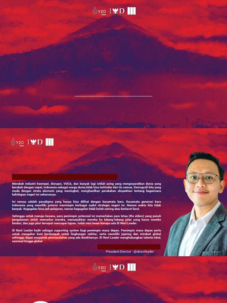 Booklet ID Next Leader Local Ambassador for Y20 Indonesia | PDF