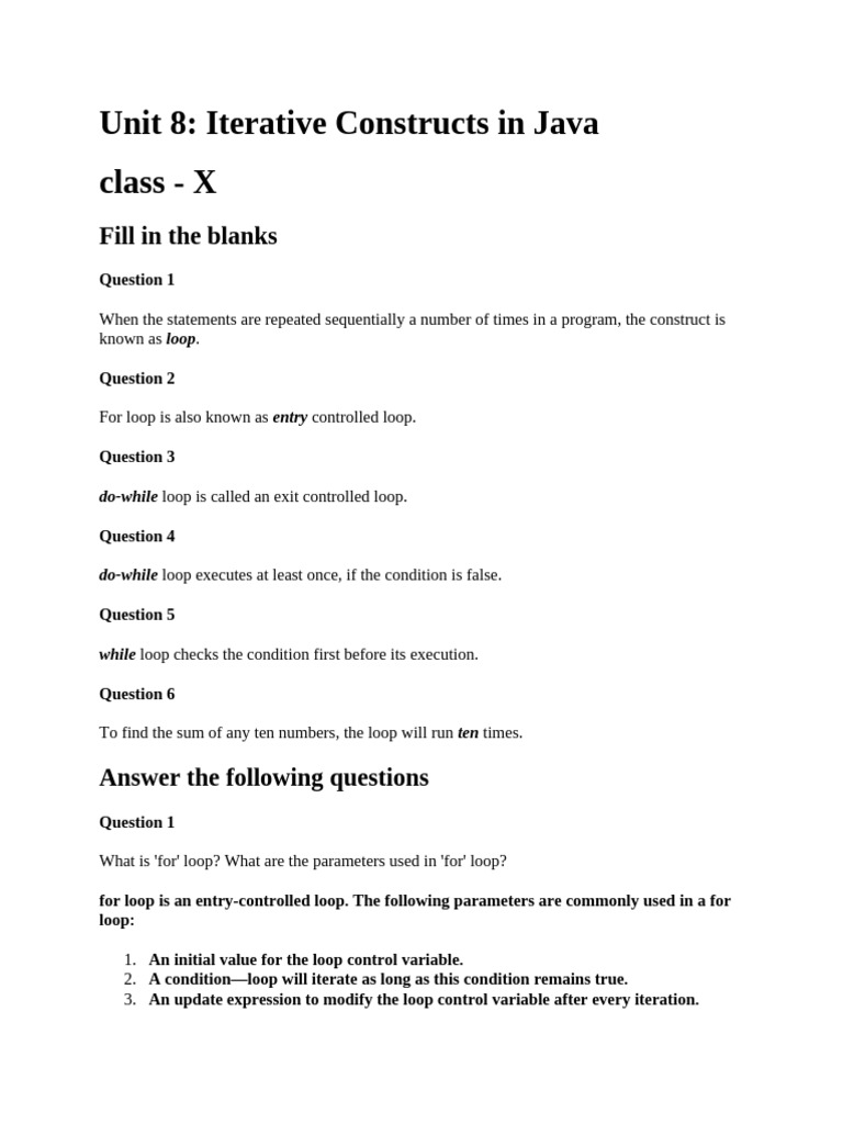 CHAPTER_8_CLASS_X | PDF | Control Flow | Software Engineering