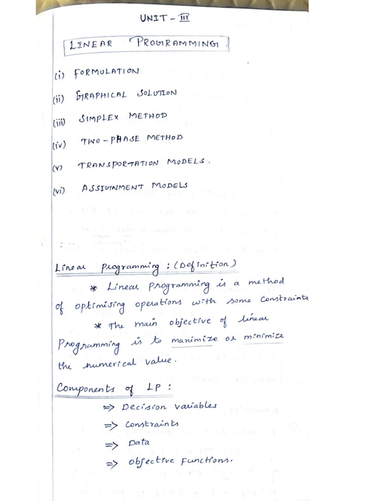 GTOT Unit 3 Part 1 | PDF