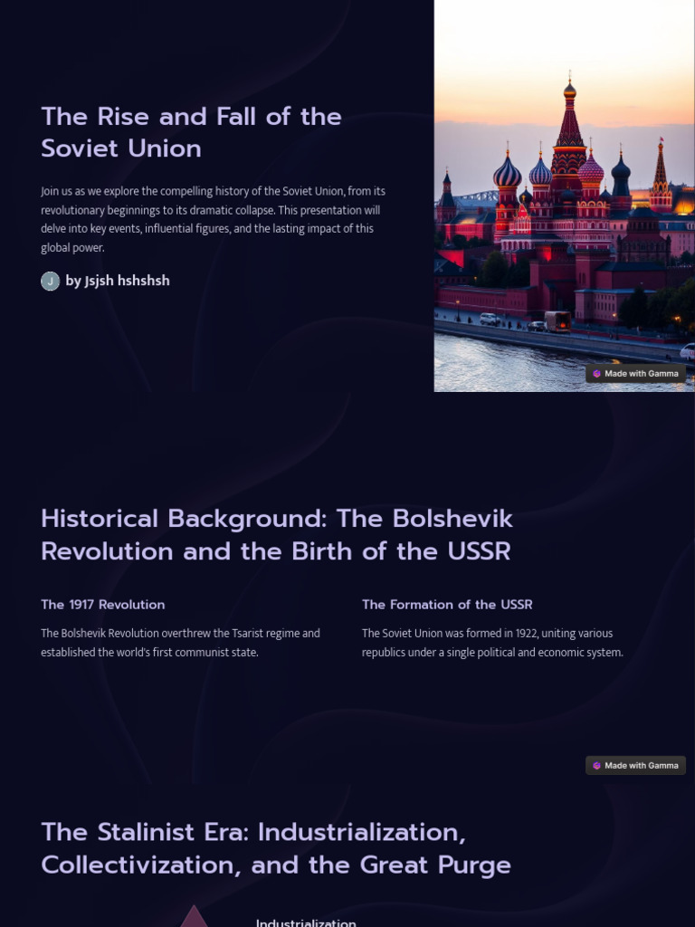 The-Rise-and-Fall-of-the-Soviet-Union | PDF | Soviet Union | World Politics