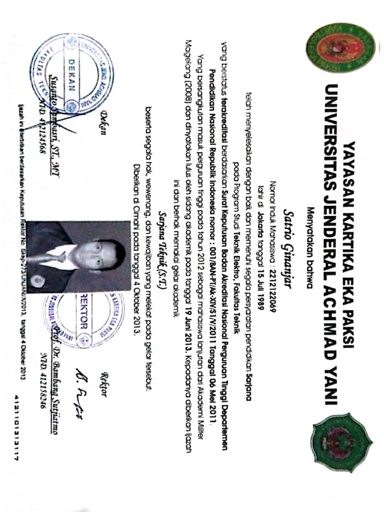 Ijazah Unjani | PDF