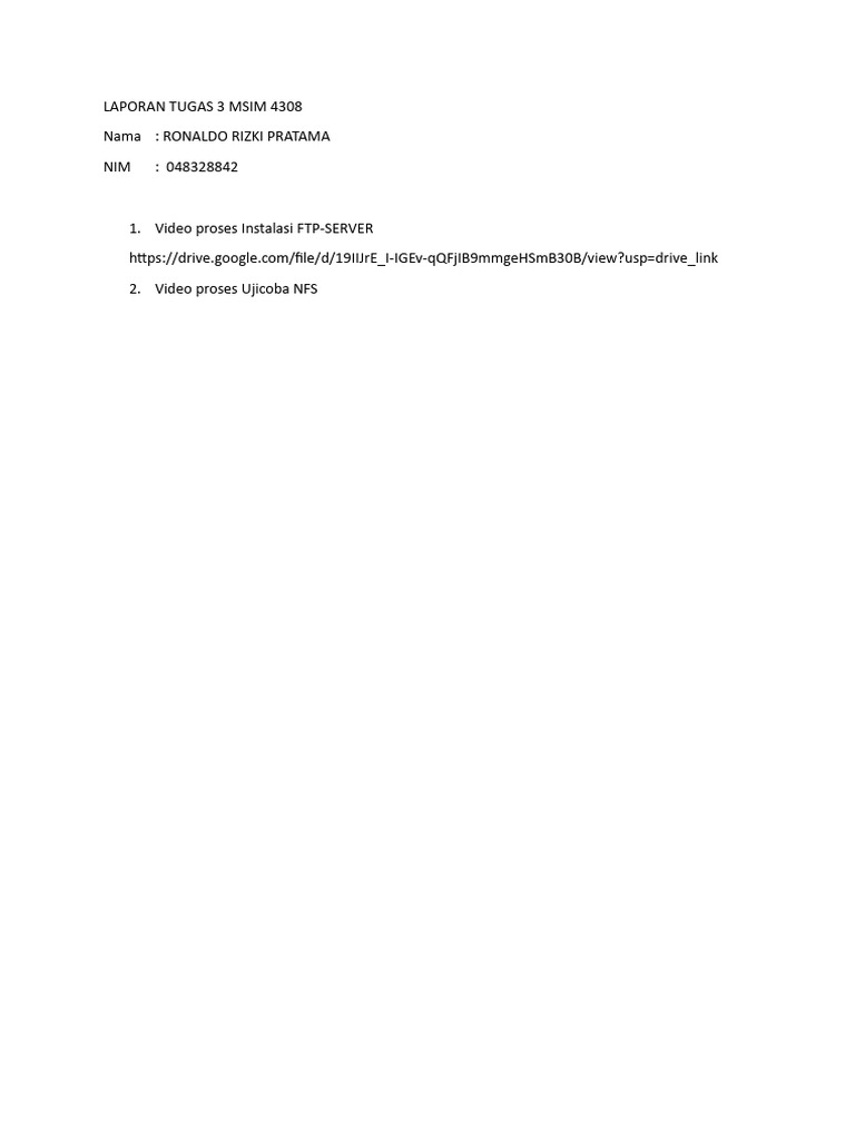 TUGAS 3 Admins Server | PDF