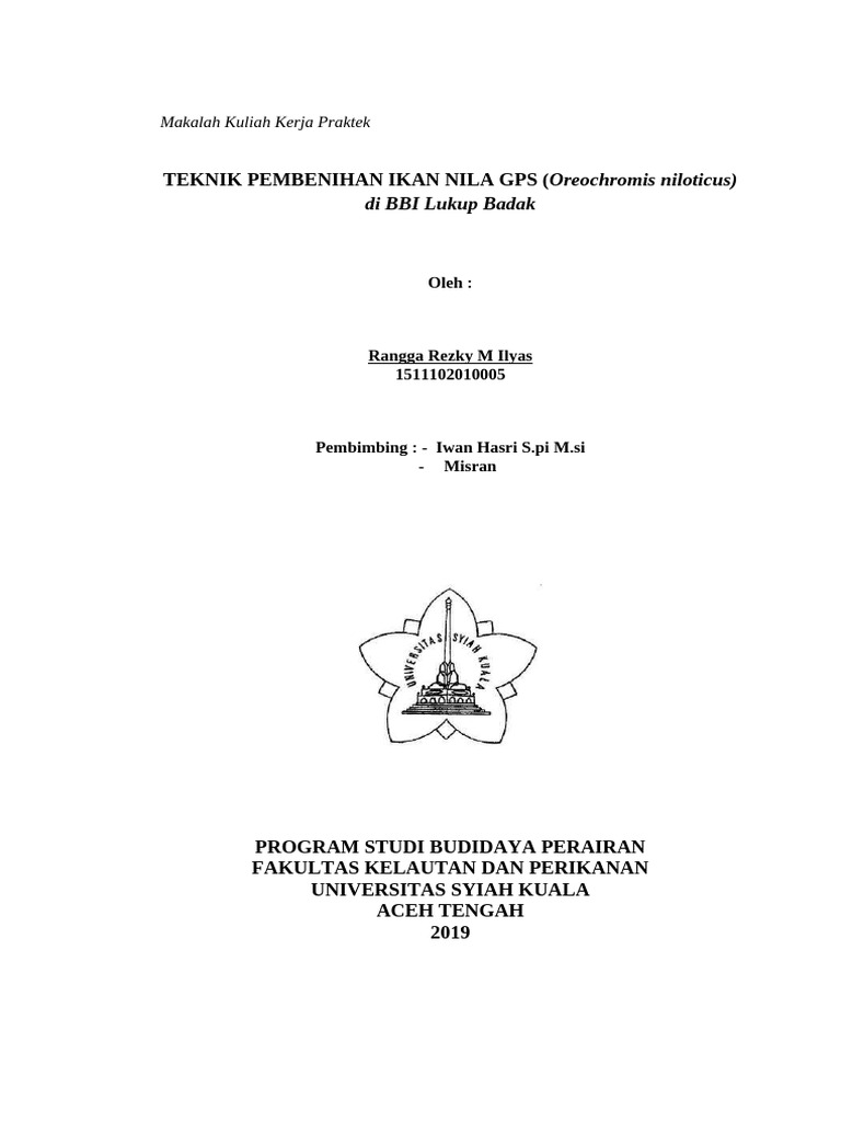 Makalah KKP Rangga Rezky M Ilyas | PDF