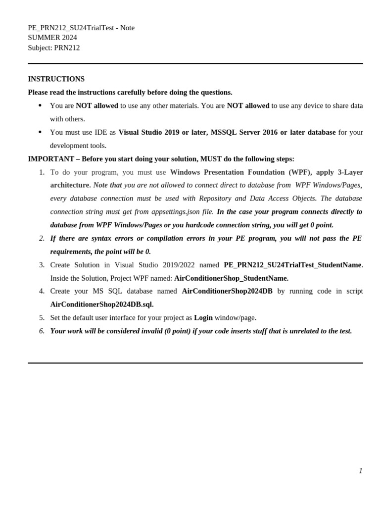 Peprn212su24trialtestnote Pdf Microsoft Sql Server Computing 9097