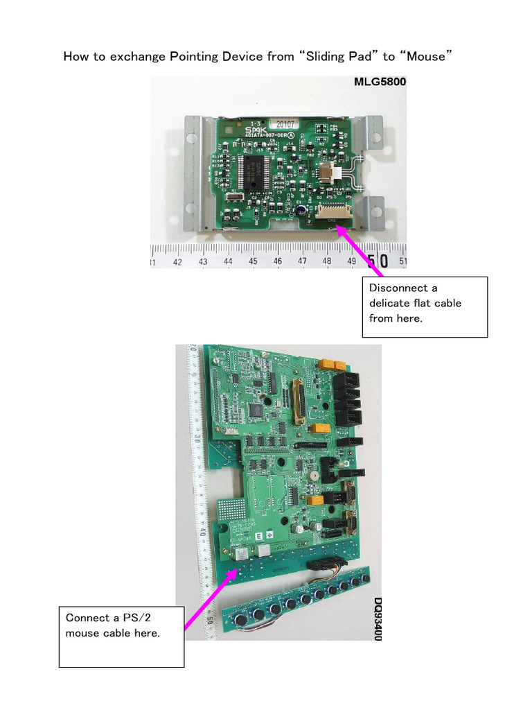 Zamiana Touchpad Na Mysz ps2 | PDF